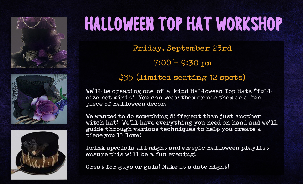 Halloween Top Hats Workshop